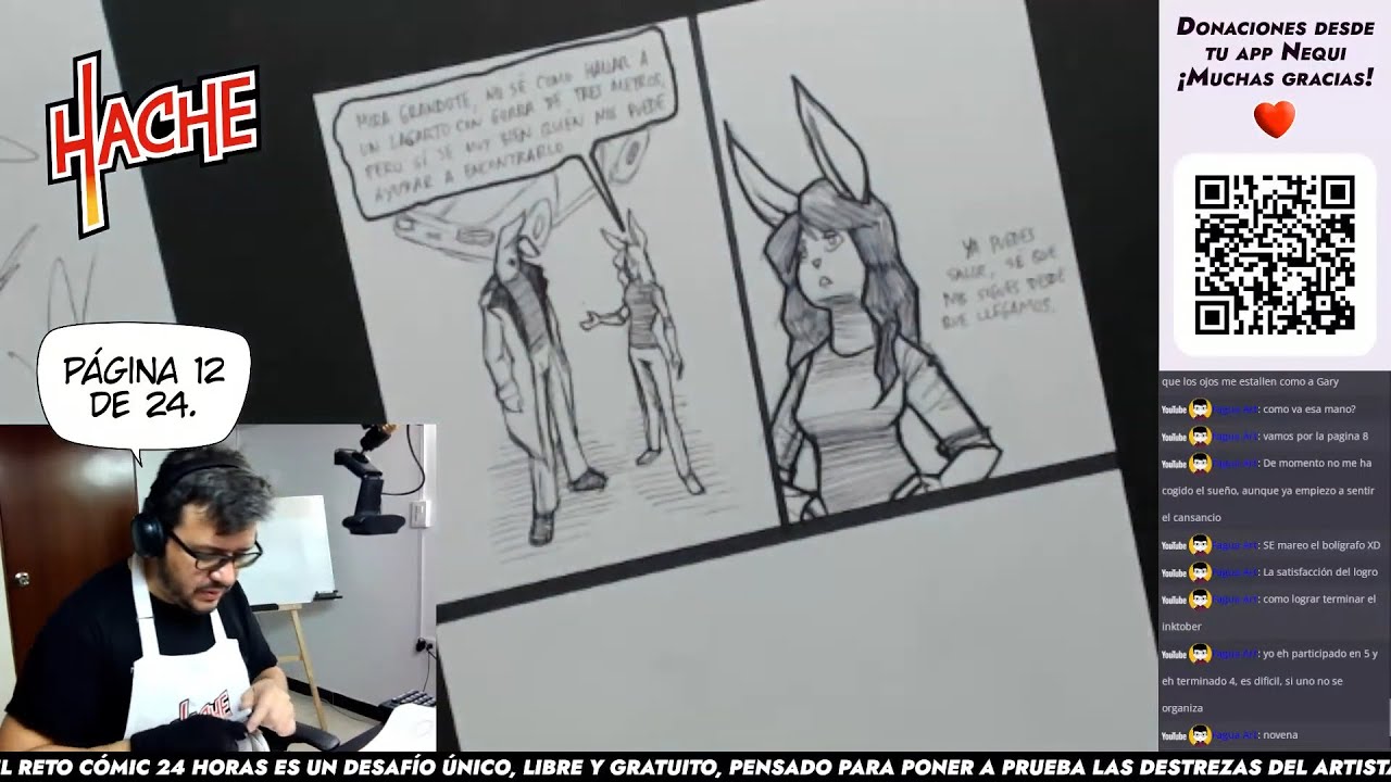 Reto Cómic 24 Horas 2024 - Duodécima hora - YouTube
