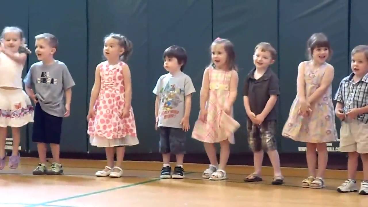 ABC song @ Preschool Graduation - YouTube