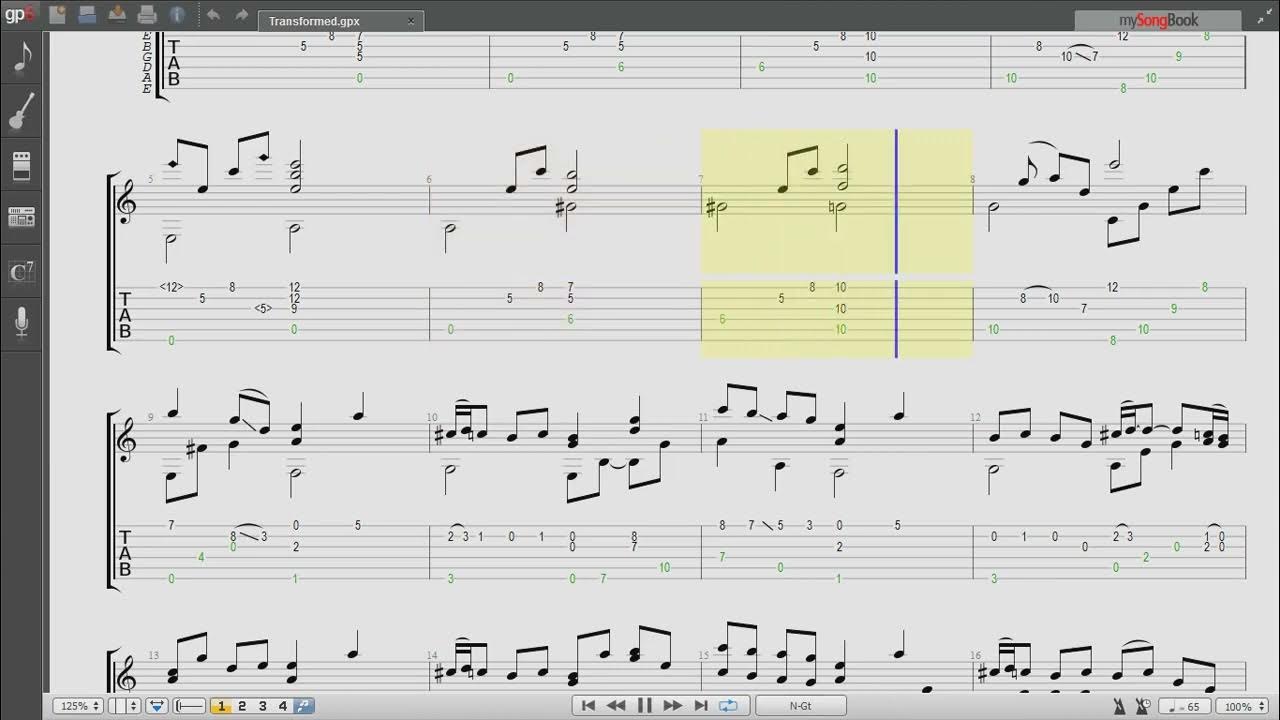 Transformed - Ichika Nito - Guitar Tab - YouTube