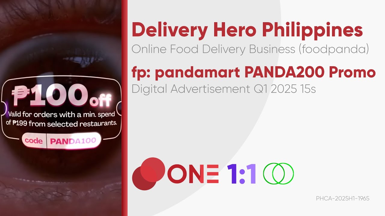 foodpanda pandamart PANDA200 Promo Digital Ad Q1 2025 15s (Philippines ...