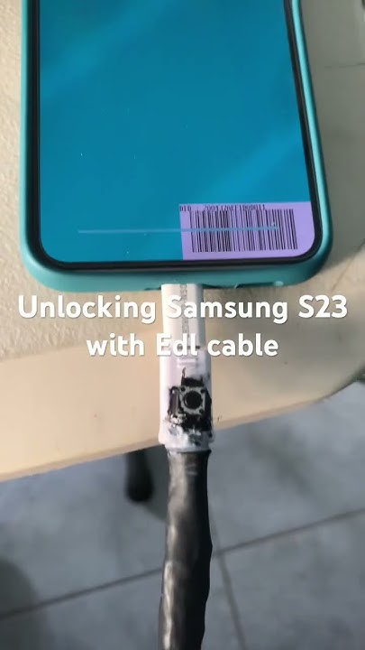 Samsung S23 unlock using edl cable for all your remote unlocking services WhatsApp 876-501-0128 ...