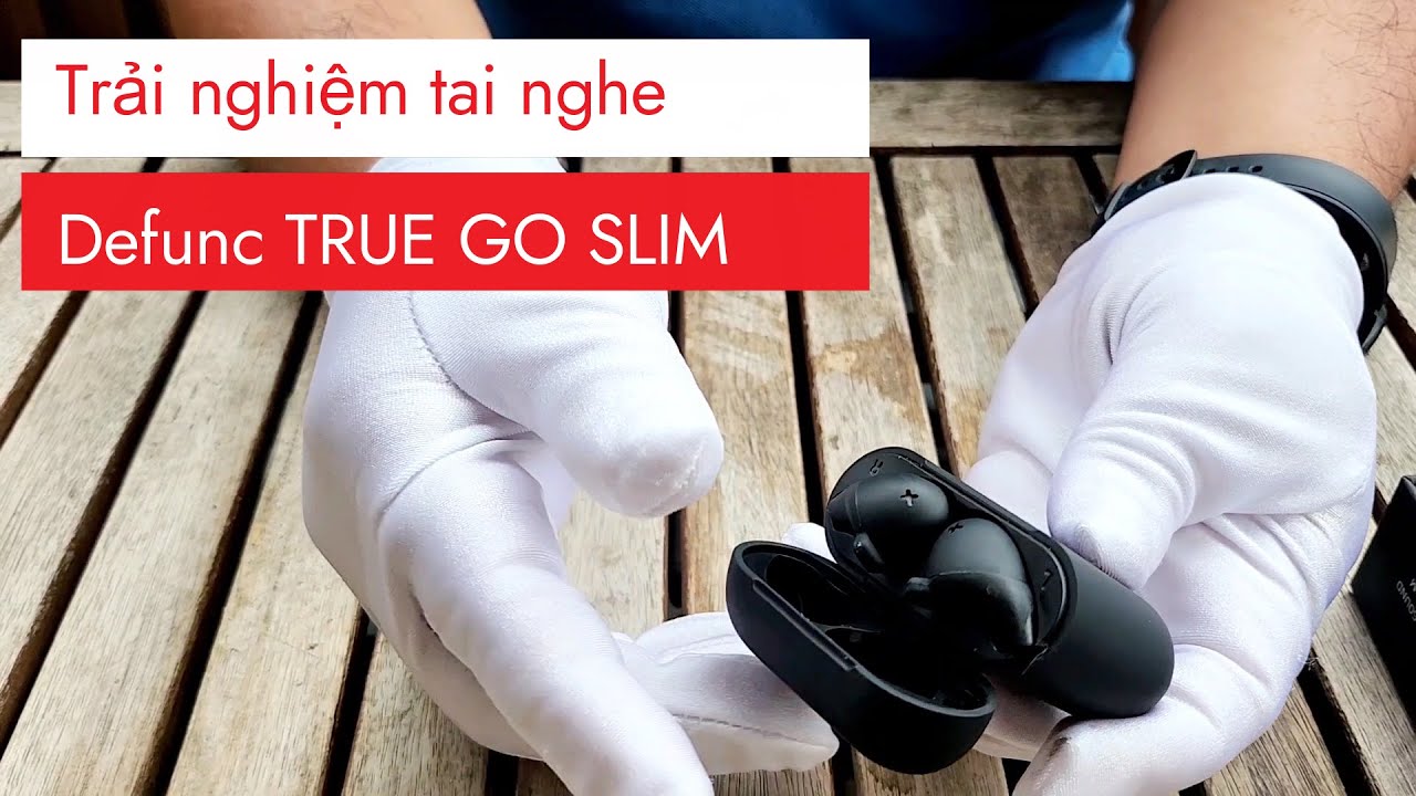 Trải nghiệm tai nghe Defunc TRUE GO SLIM | sucmanhso.vn - YouTube
