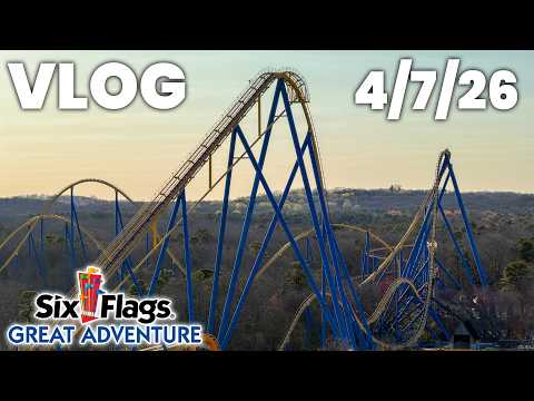 Neuigkeiten aus den Frühlingsferien bei Six Flags Great Adventure und Hurricane Harbor! | Vlog vo...