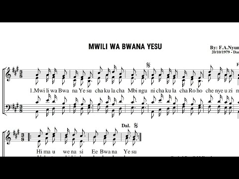 Mwili wa Bwana Yesu ~ F. A. Nyundo - YouTube