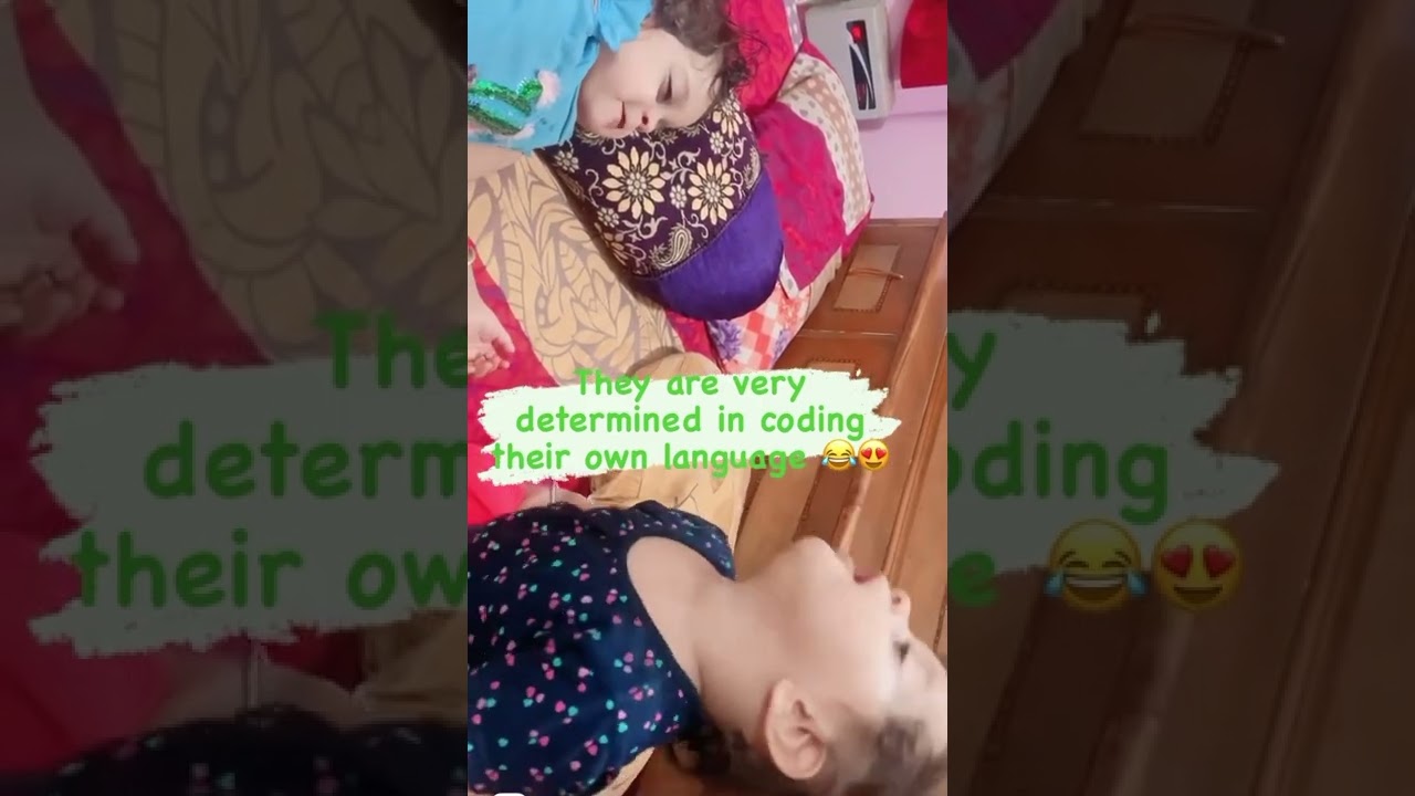 || Twins language | twins play | secret coding | sibling love || ️🧿😇 - YouTube