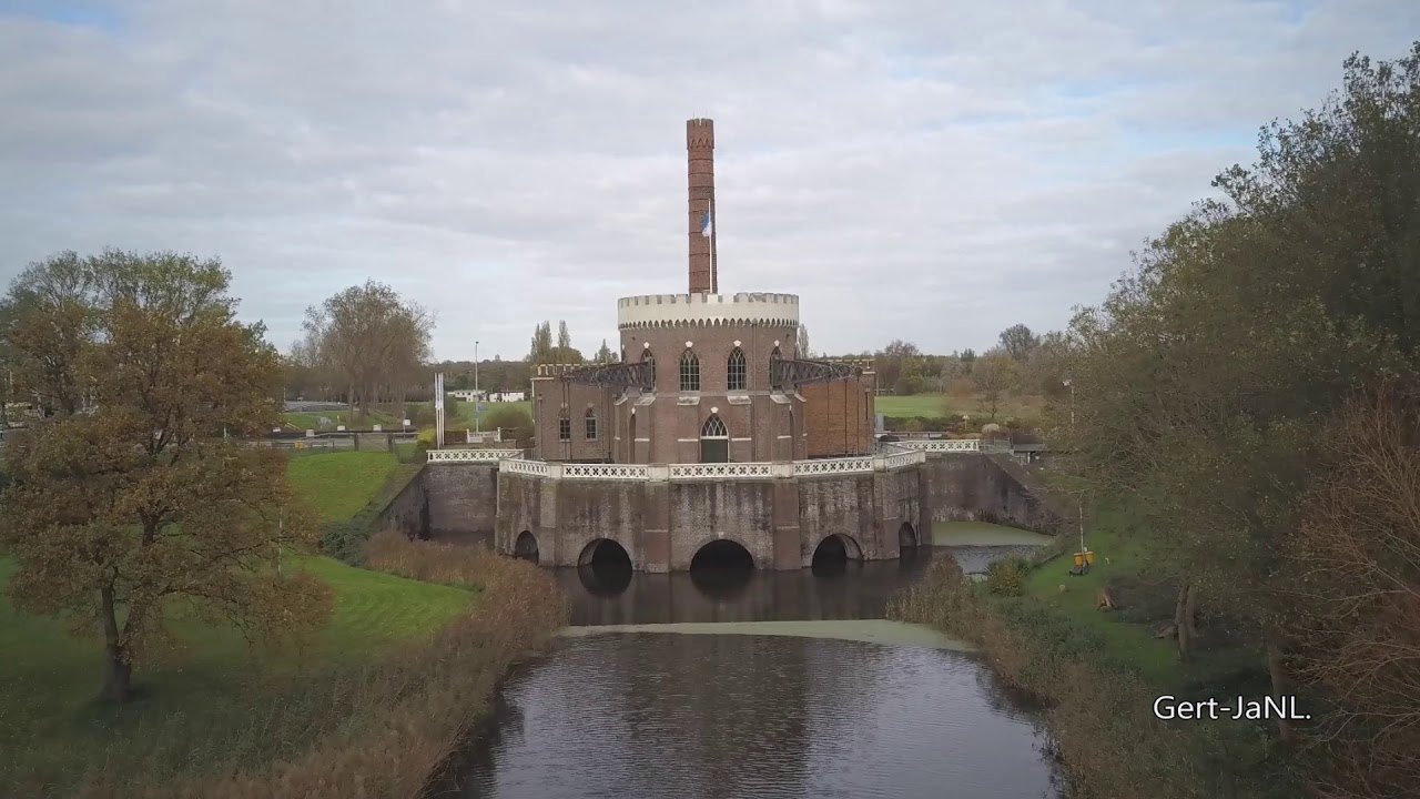 STEAM PUMPING STATION CRUQUIUS l BY DRONE l Gert-JaNL - YouTube