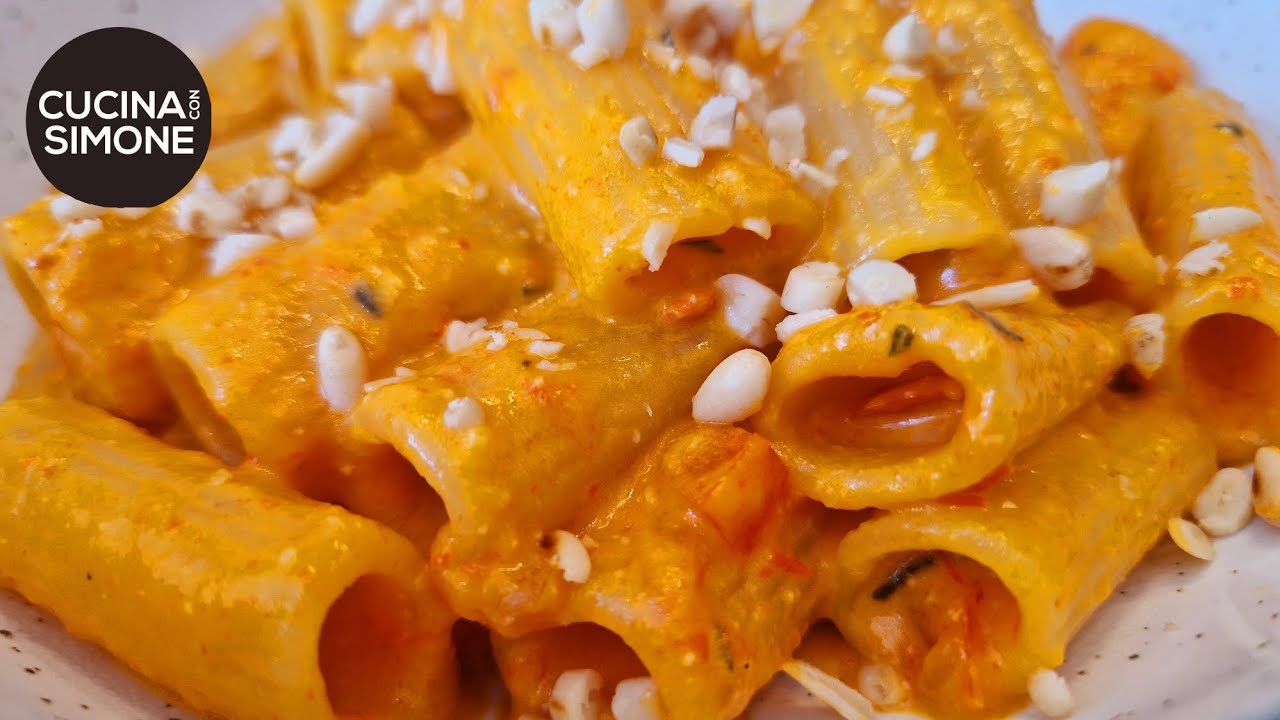 Pasta crema di Peperoni e Pinoli - Piace a tutti! - YouTube