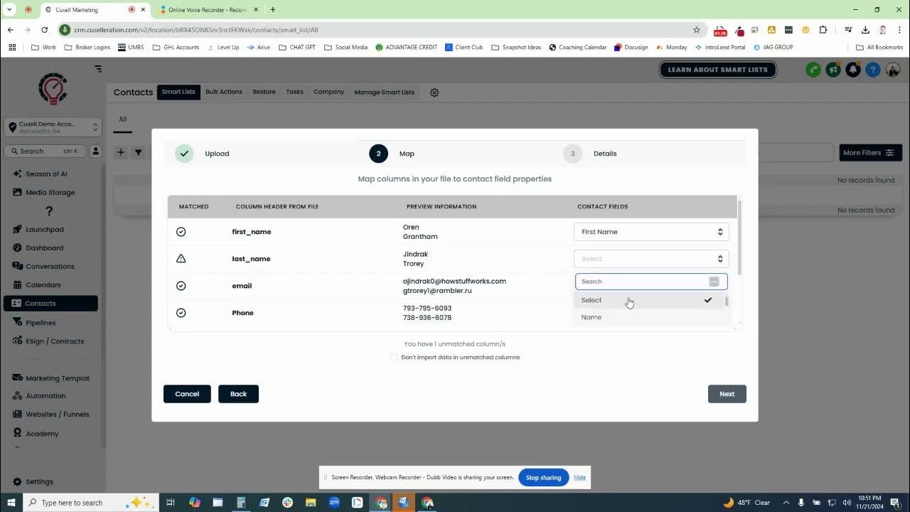 How to Upload Contacts to GoHighLevel - YouTube