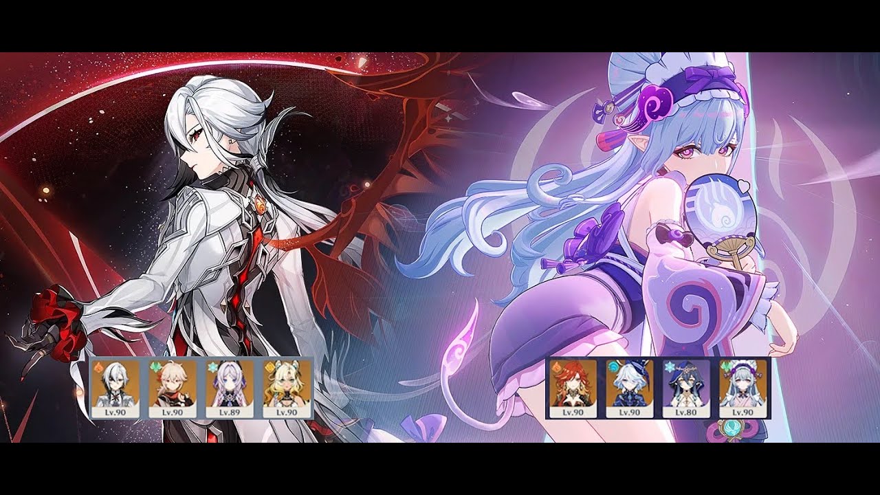 Genshin impact abyss 5.4 mizuki auto bot and Arlecchino - YouTube