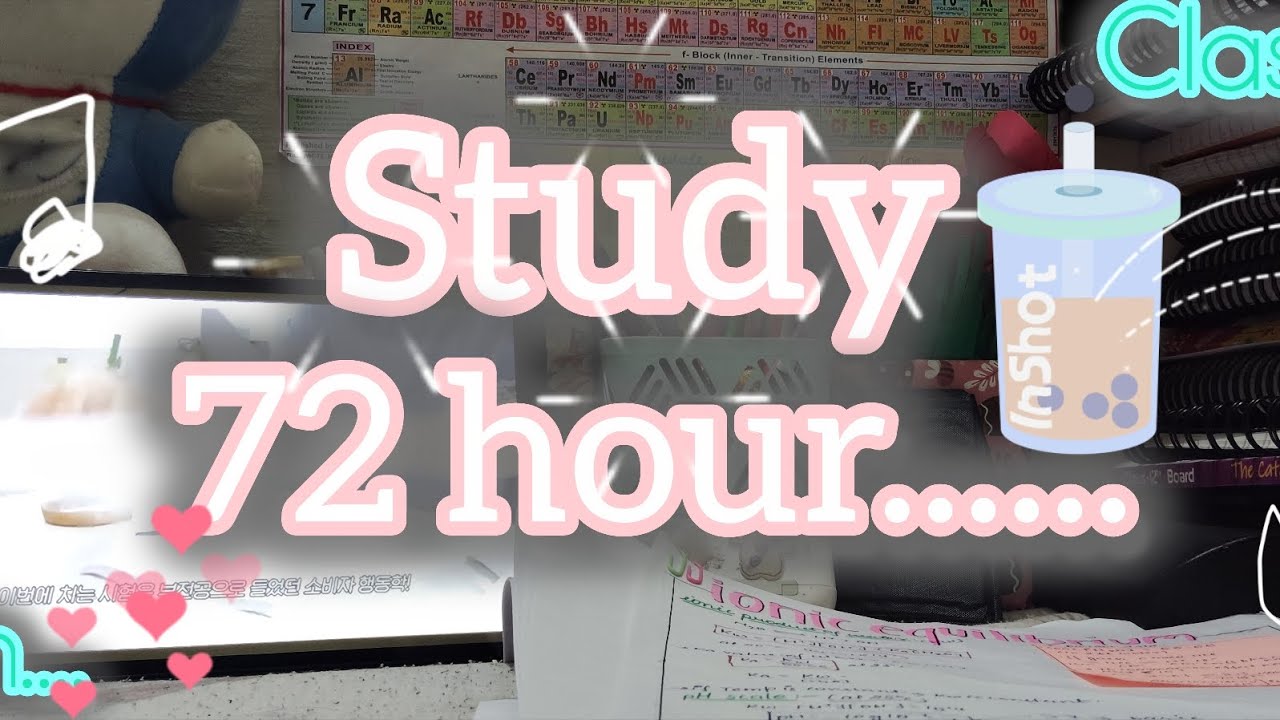 "Romanticizing My 72-Hour Study Marathon 🕯️🌧️📚📕"... - YouTube