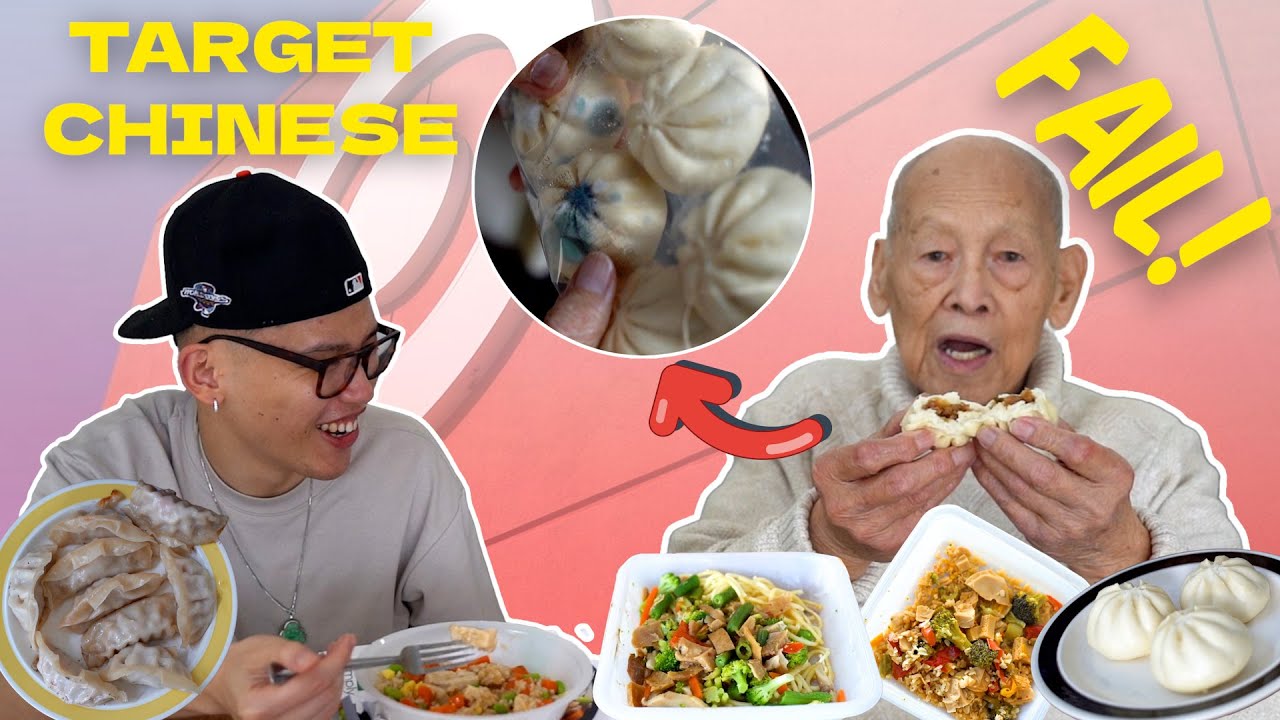 My 85 Year Old Chinese Grandpa Trying TARGET CHINESE FOOD For The First ...