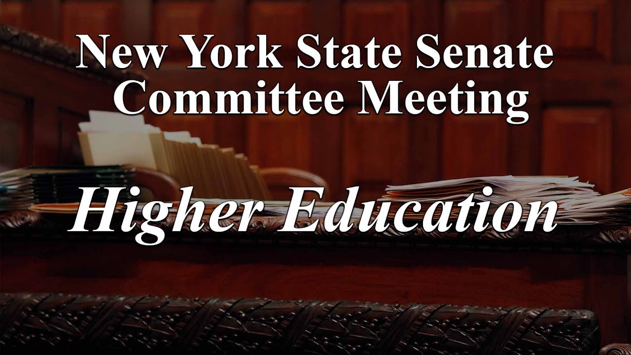 Senate Standing Committee on Higher Education - 01/23/2024 - YouTube