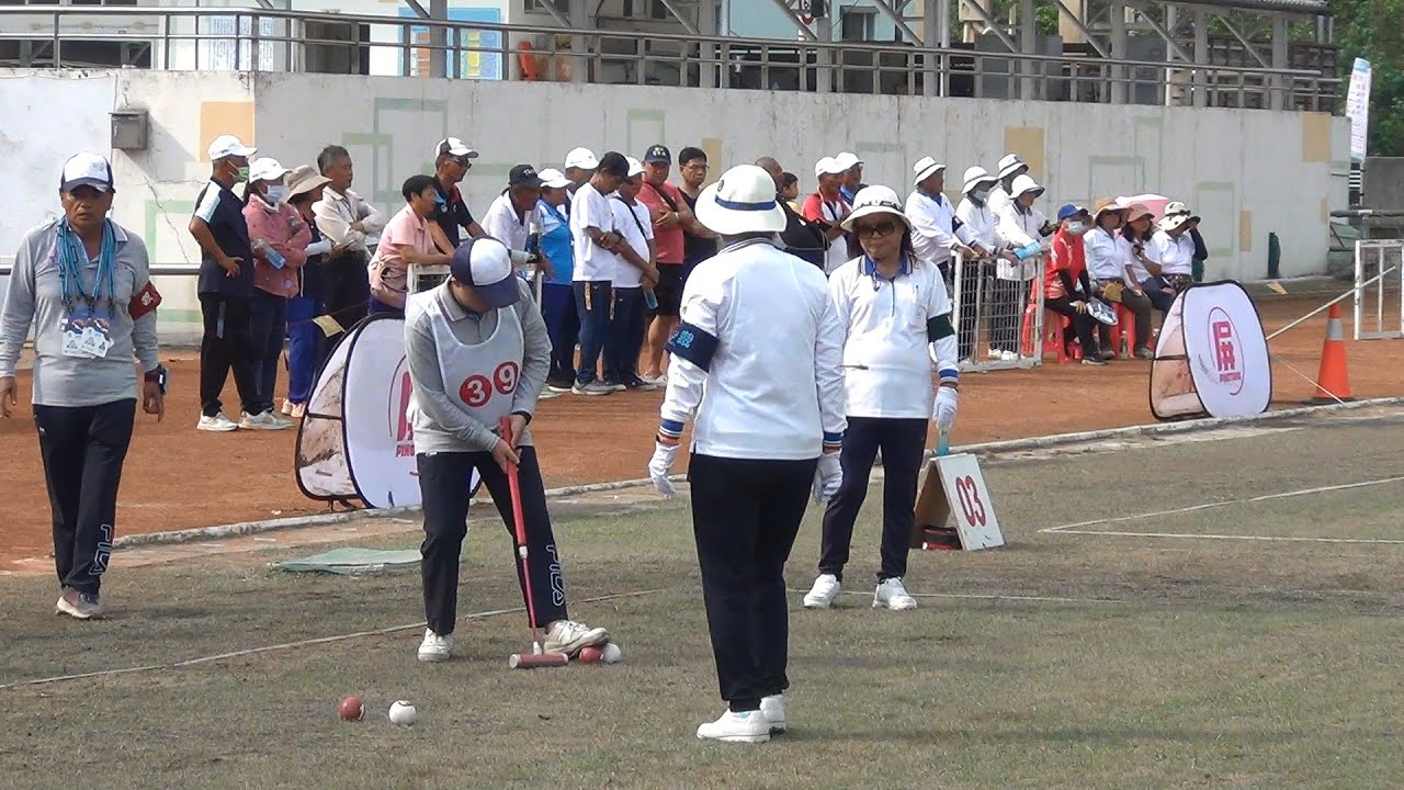 【男子三人決賽前4強】2024全民運動會槌球-彰化縣VS雲林縣TAIWAN GATEBALL,ゲートボール,门球,門球,게이트볼 - YouTube