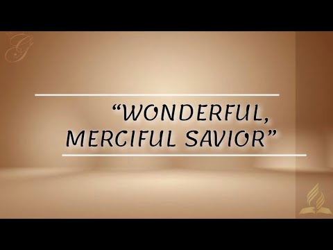 Wonderful, Merciful Savior | Instrumental | Lyrics - YouTube