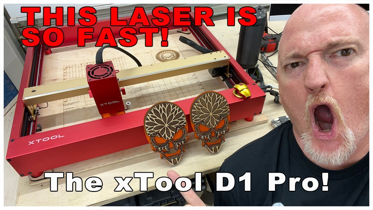 This Laser is SO FAST! Demoing the xTool D1 Pro 20 Watt Diode Laser ...