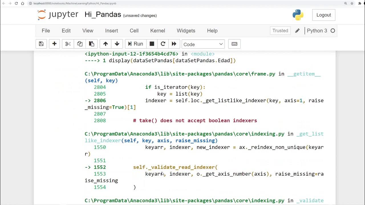 13 Intro a Pandas (Generación y Visualización de DataSets) | Parte 02 | Machine Learning con ...
