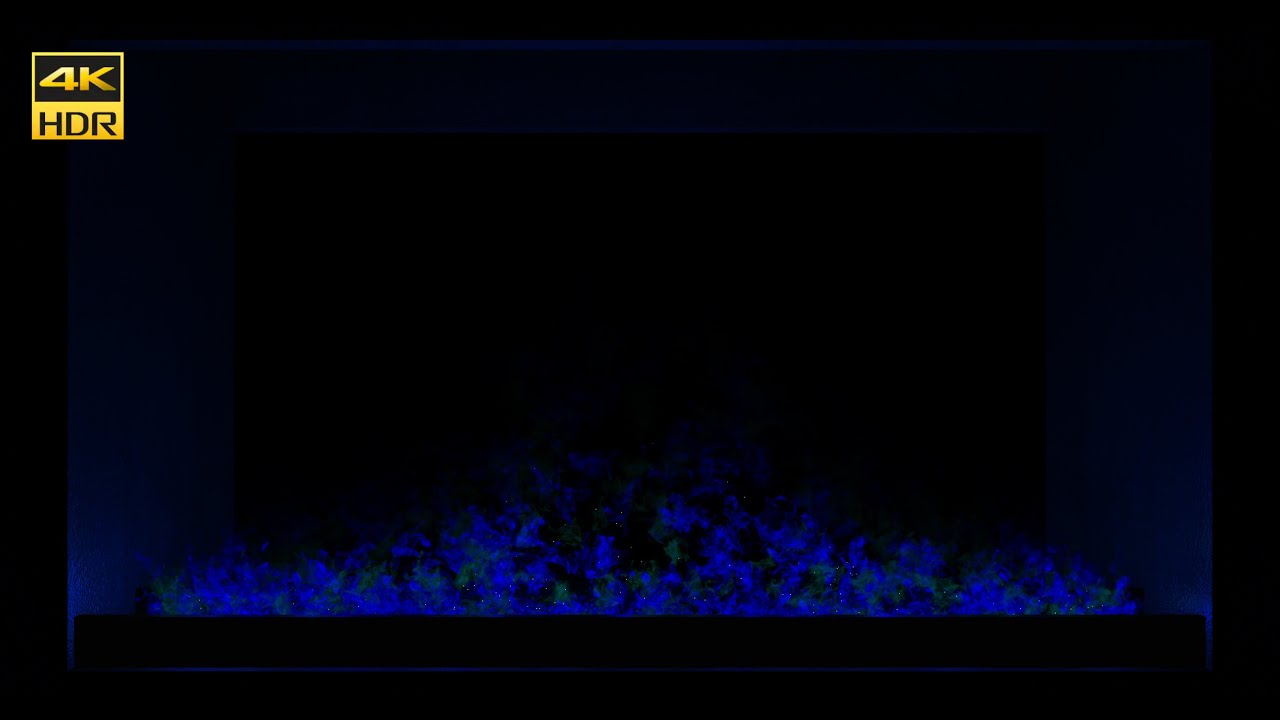 Discover the Mesmerizing Magic of Blue Fireplaces for Your TV! 🔥 - YouTube