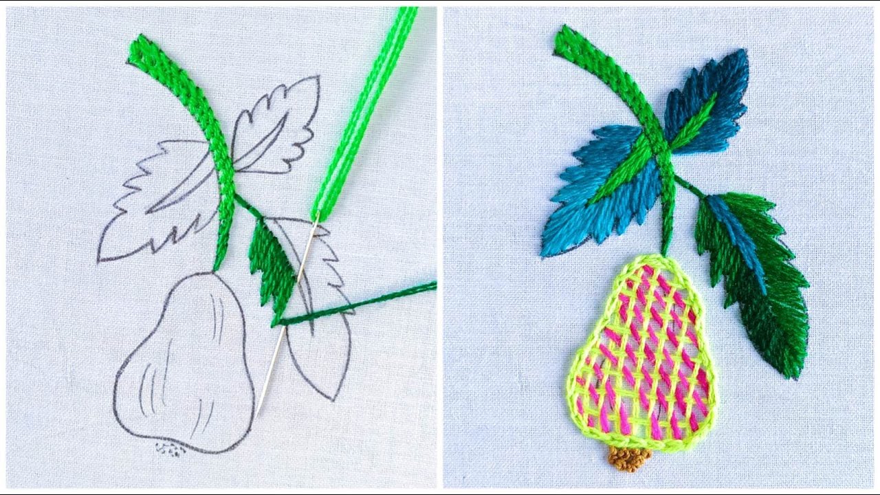 Wonderful Hand Embroidery Designs !!! Amazing Embroidery Tutorial ...