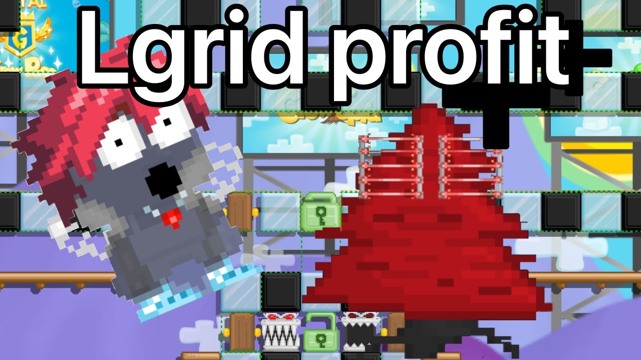 Growtopia farming lgrids ep.1 got a lot of gems - YouTube