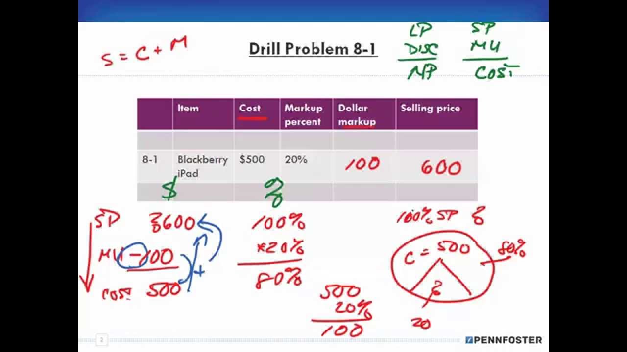 Math for Business and Applications Ch 8 Drill Problems 8 1 to 8 3 - YouTube