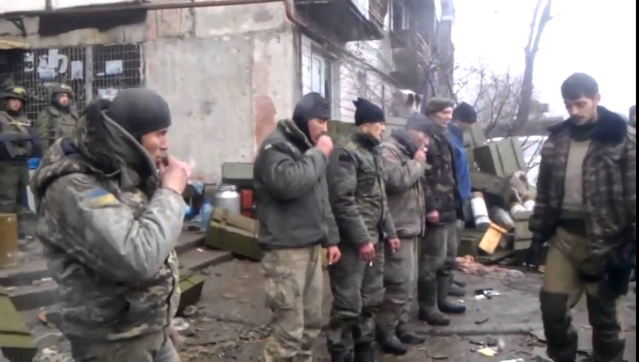 Ukraine War • Ukrainian POW The Cyborgs from Donetsk airport - YouTube