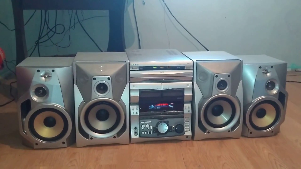 Sony Mhc-Rx99 And Sony Ss-Rxd5 - YouTube