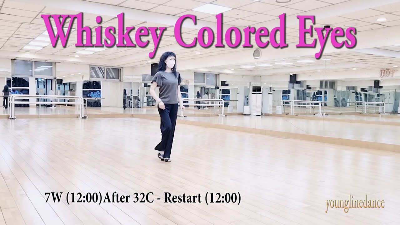 Whiskey Colored Eyes linedance / Cho: Siggi Güldenfuß - YouTube