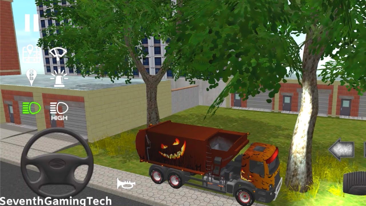 VOLF - Truck Side Loader ♻️🚛♻️🚛♻️🚛♻️ Trash Truck Simulator Gameplay ...