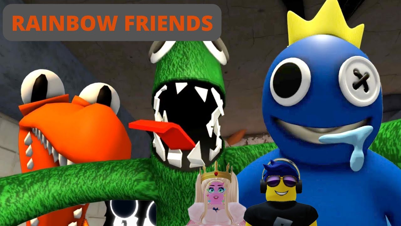 WE ARE BACK IN RAINBOW FRIENDS! SCARY GAME ON ROBLOX! BLUE, GREEN ...