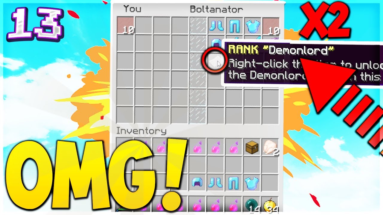 2 TOP RANKS FOR FULL 10 LORE GOD SET! | Minecraft FACTIONS #13 (Cosmic ...