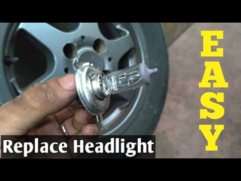 Easy replace headlight bulb (Tagalog) - YouTube