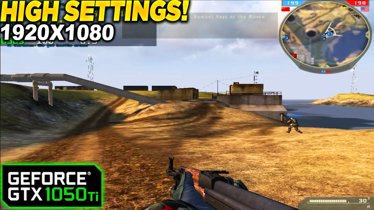 Battlefield 2 GTX 1050 Tİ - 1080p High, Settings - YouTube