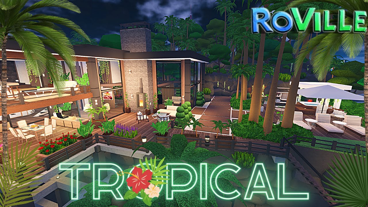 🌴 MANSIÓN TROPICAL Roville house CODES ROBLOX - YouTube