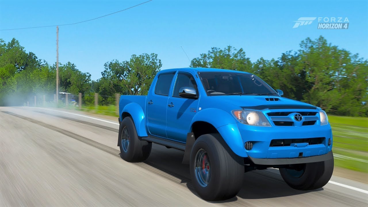 Forza Horizon 4| 1,300Hp+ 2007 TOYOTA HILUX [Drag Build] - YouTube
