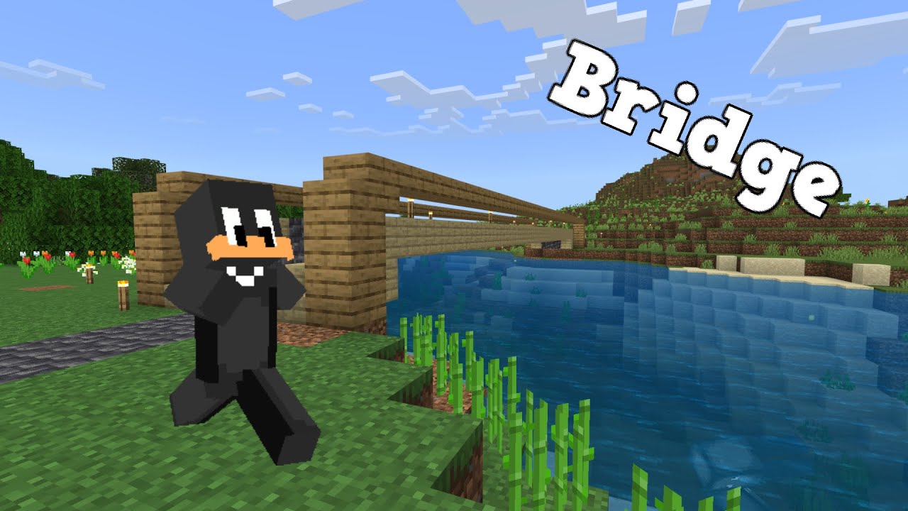 Building a Bridge (Minecraft Bedrock 5) - YouTube
