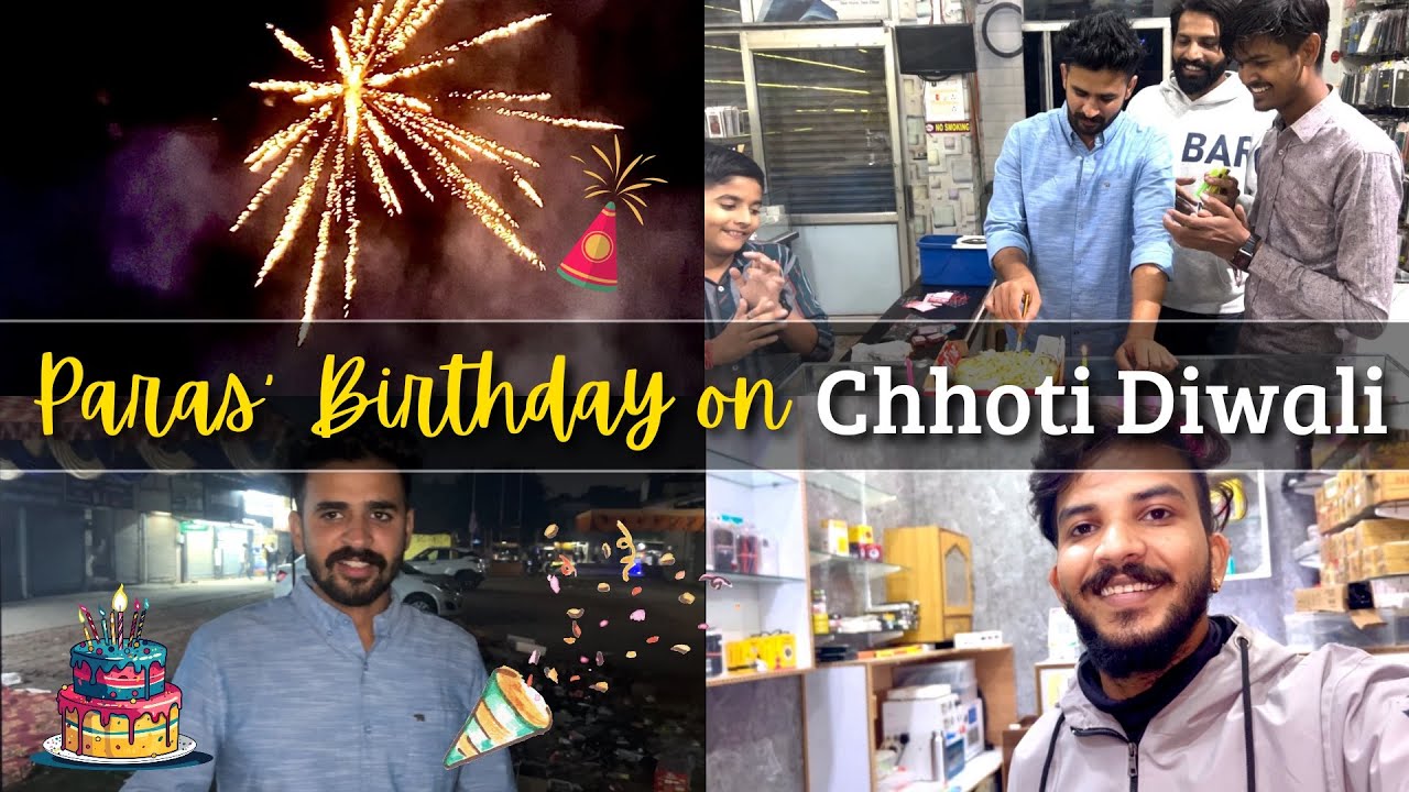 Paras' Birthday on Diwali - the festival of lights - YouTube