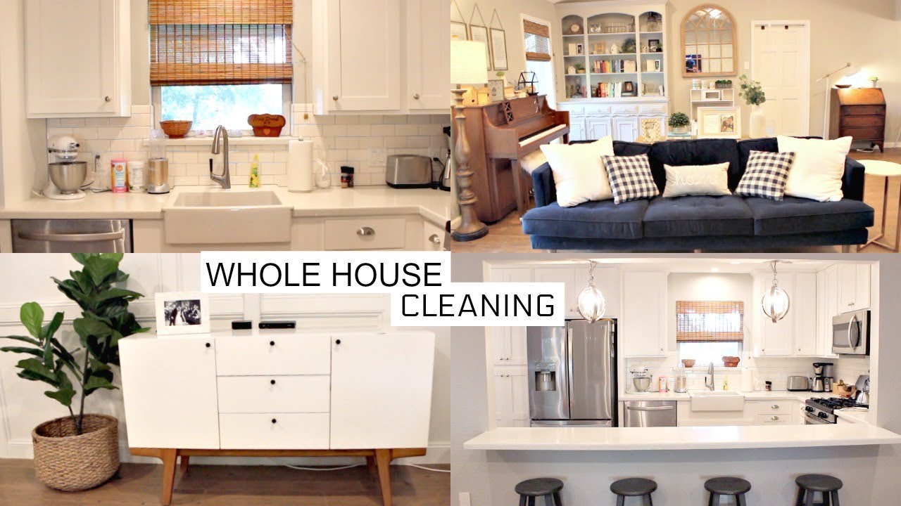 WHOLE HOUSE CLEANING | SPEED CLEANING ENTIRE HOUSE - YouTube