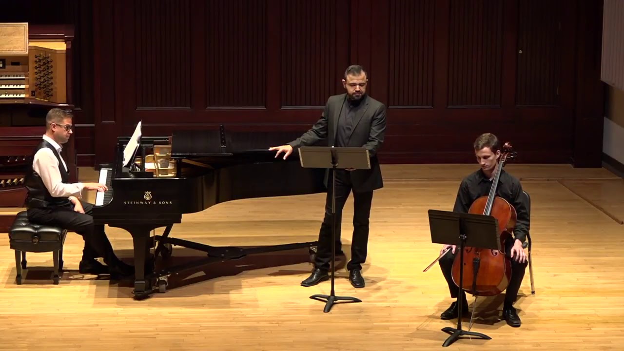 Hugo Vera, tenor, Michael Dauphinais, piano, Jacob Ginn-cello - YouTube