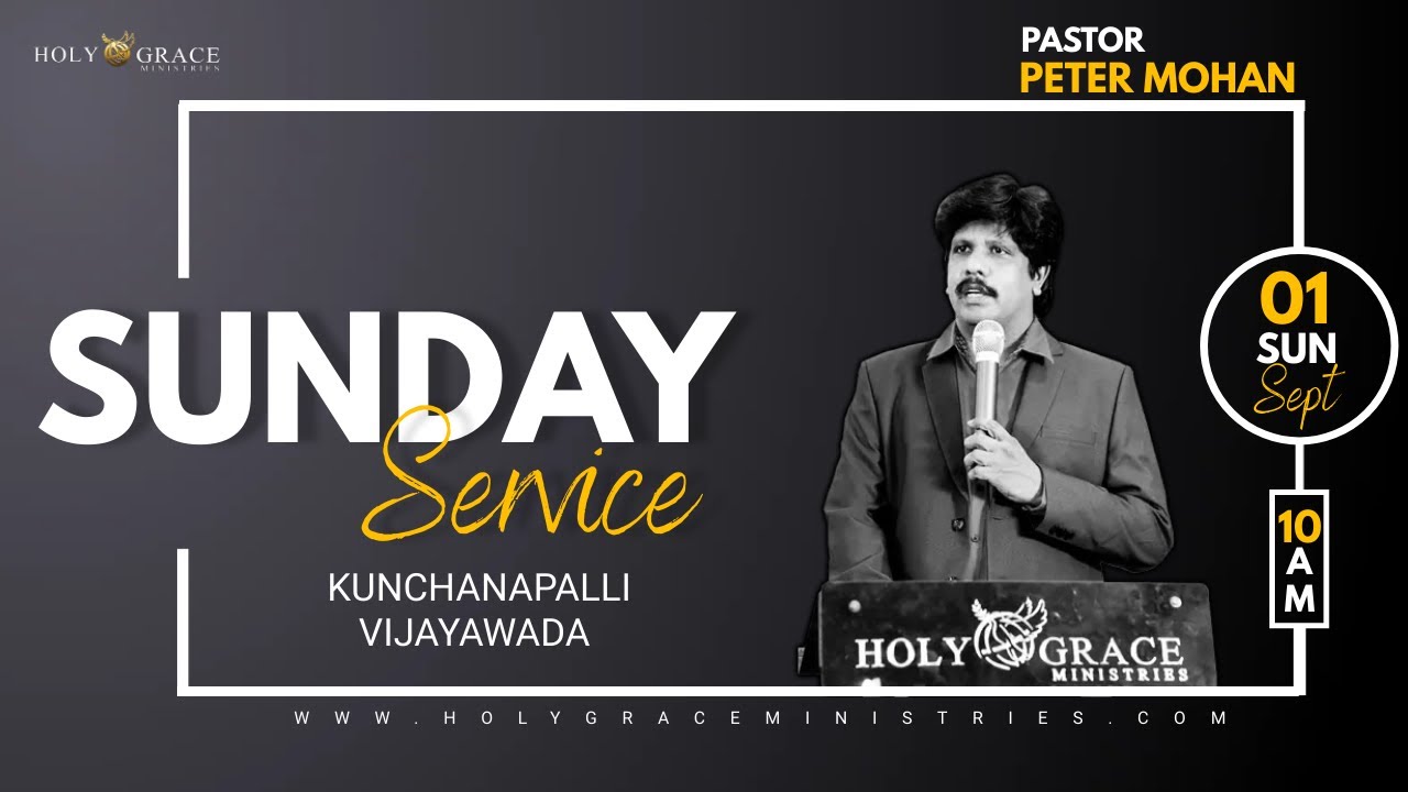 🔴𝐿𝒾𝓋𝑒 | #sunday ServiceLive Stream | 4k | Holy Grace | 10:00AM Live ...
