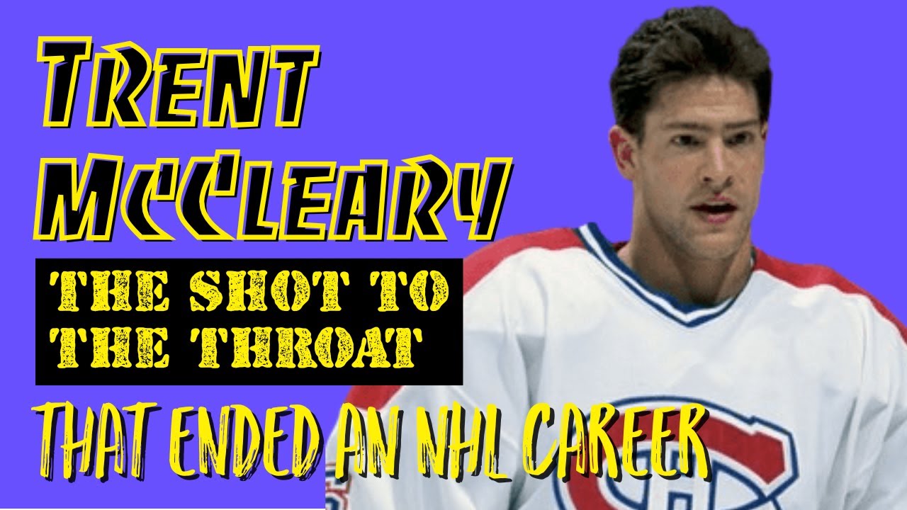 Trent McCleary: The Shot to the Throat That Ended an NHL Career - YouTube