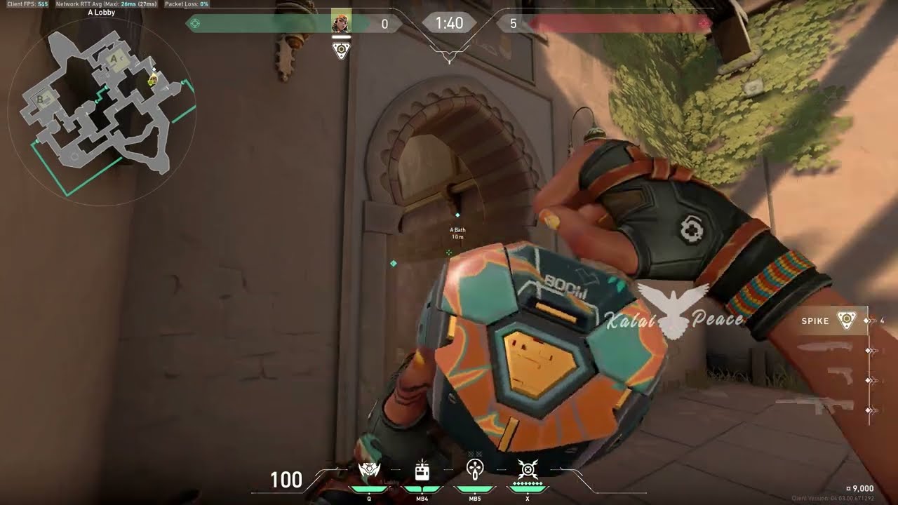 Raze boombot lineup to clear A showers + A bench + some of A backsite ...