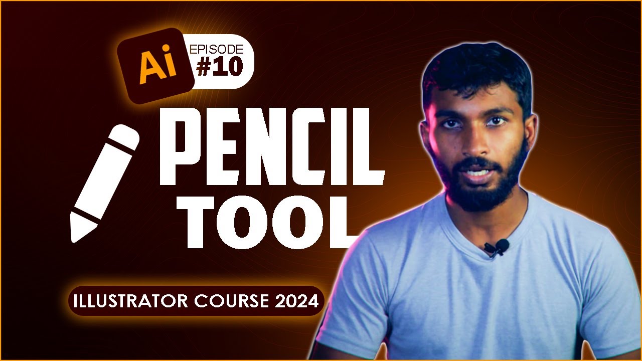 How to use the pencil tool in illustrator 2024 | illustrator tutorials ...