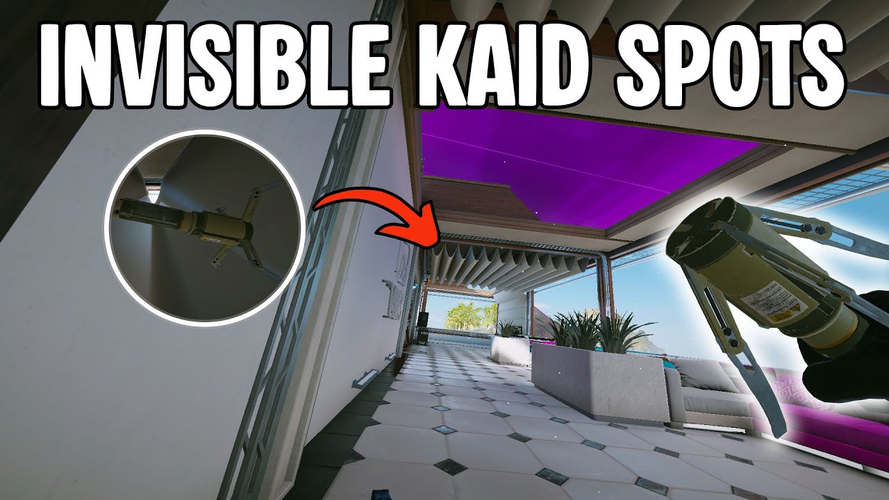 The BEST Kaid Spots For EVERY Map - Rainbow Six Siege X - YouTube