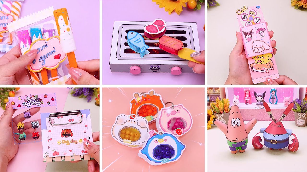 TOP Summer DIY Easy mini Food Paper Craft When You're Bored at Home ...