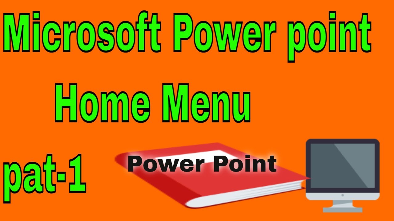 Home Menu in Powerpoint | Microsoft Powerpoint - Home Tab in Hindi ...