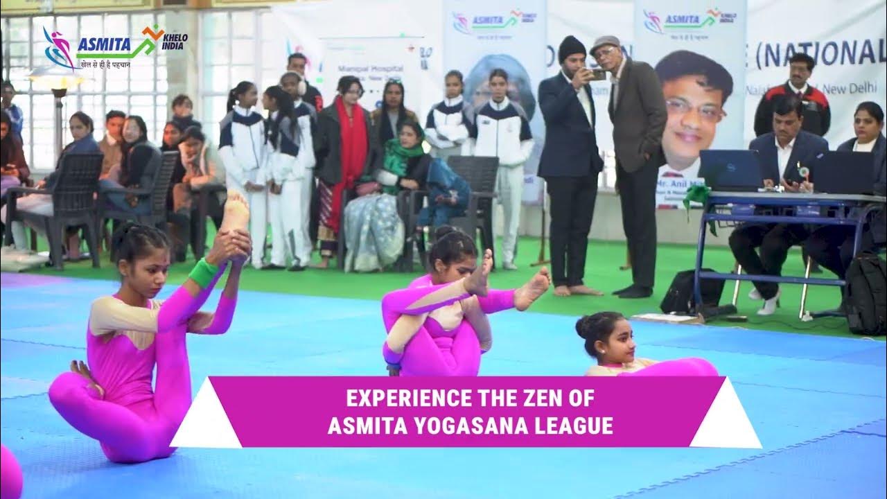 ASMITA Yogasana League (National) Montage | Khelo India - YouTube