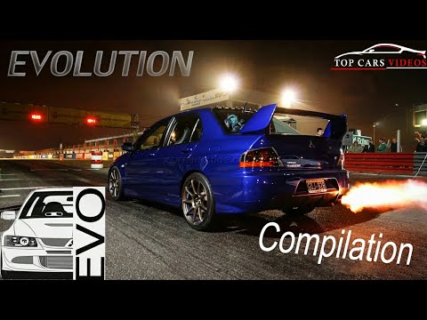 The Best Compilation of Mitsubishi Lancer Evolution (burnout, Drift ...