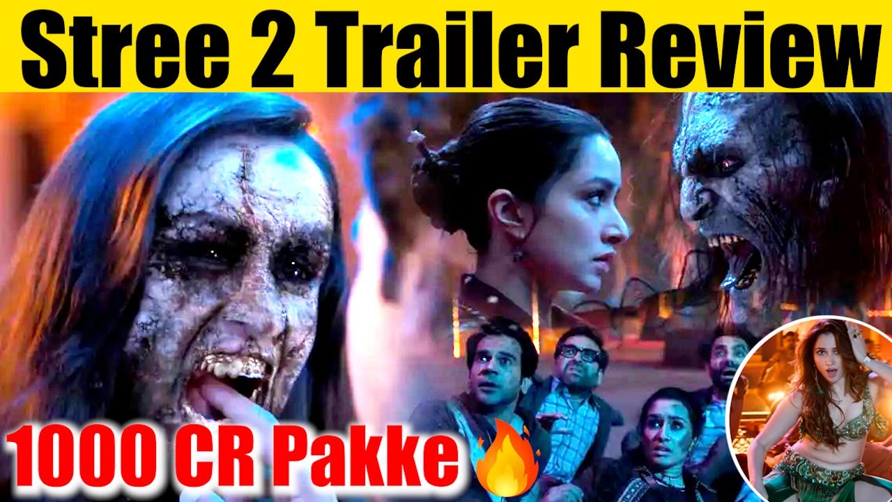 Stree 2 Trailer Review | Rajkumar Rao | Shraddha Kapoor | Pankaj ...