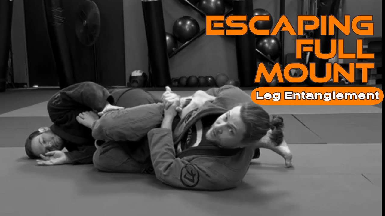 Mount Escape to Leg Entanglement - YouTube