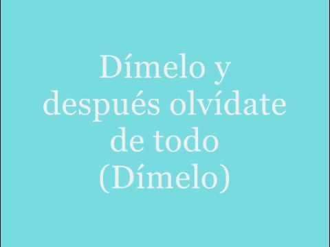 Dimelo by Enrique Iglesias with lyrics - YouTube